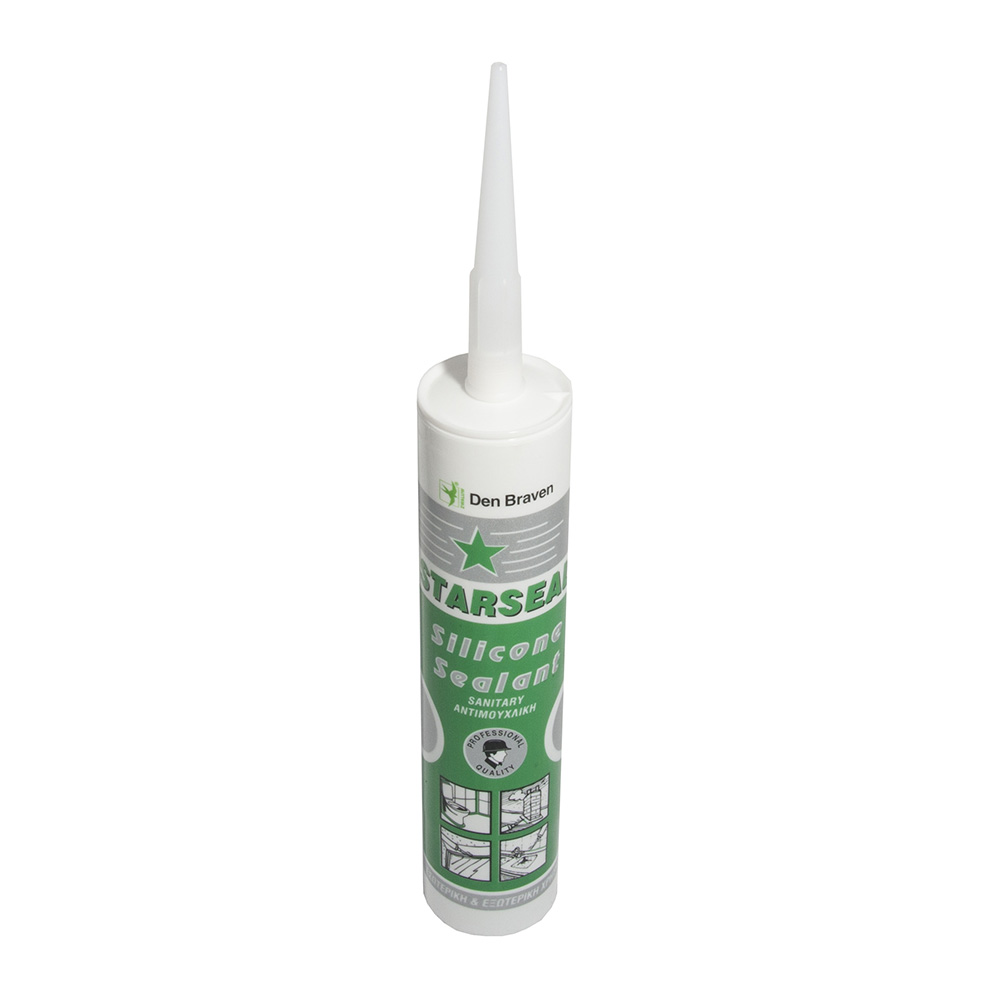Σιλικόνη Σφραγιστική Αντιμουχλική 260ml Διάφανο - Home Safety