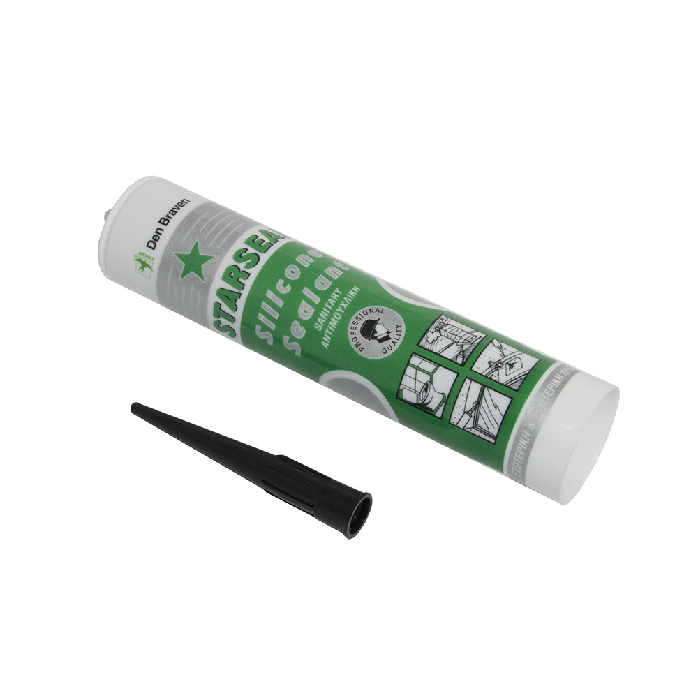Σιλικόνη Σφραγιστική Αντιμουχλική 260ml Μαύρο - Home Safety