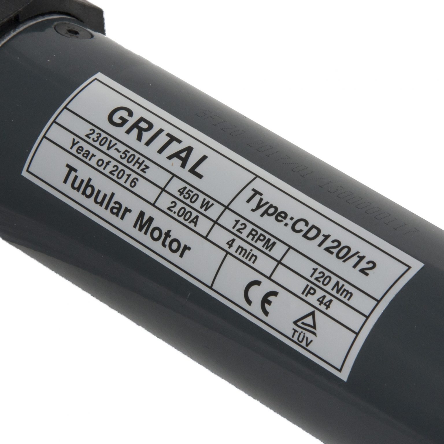 Ηλεκτρικό Μοτερ Ρολού Σωληνωτό Μανιβέλας Φ70 120Nm - 200kg - Home Safety