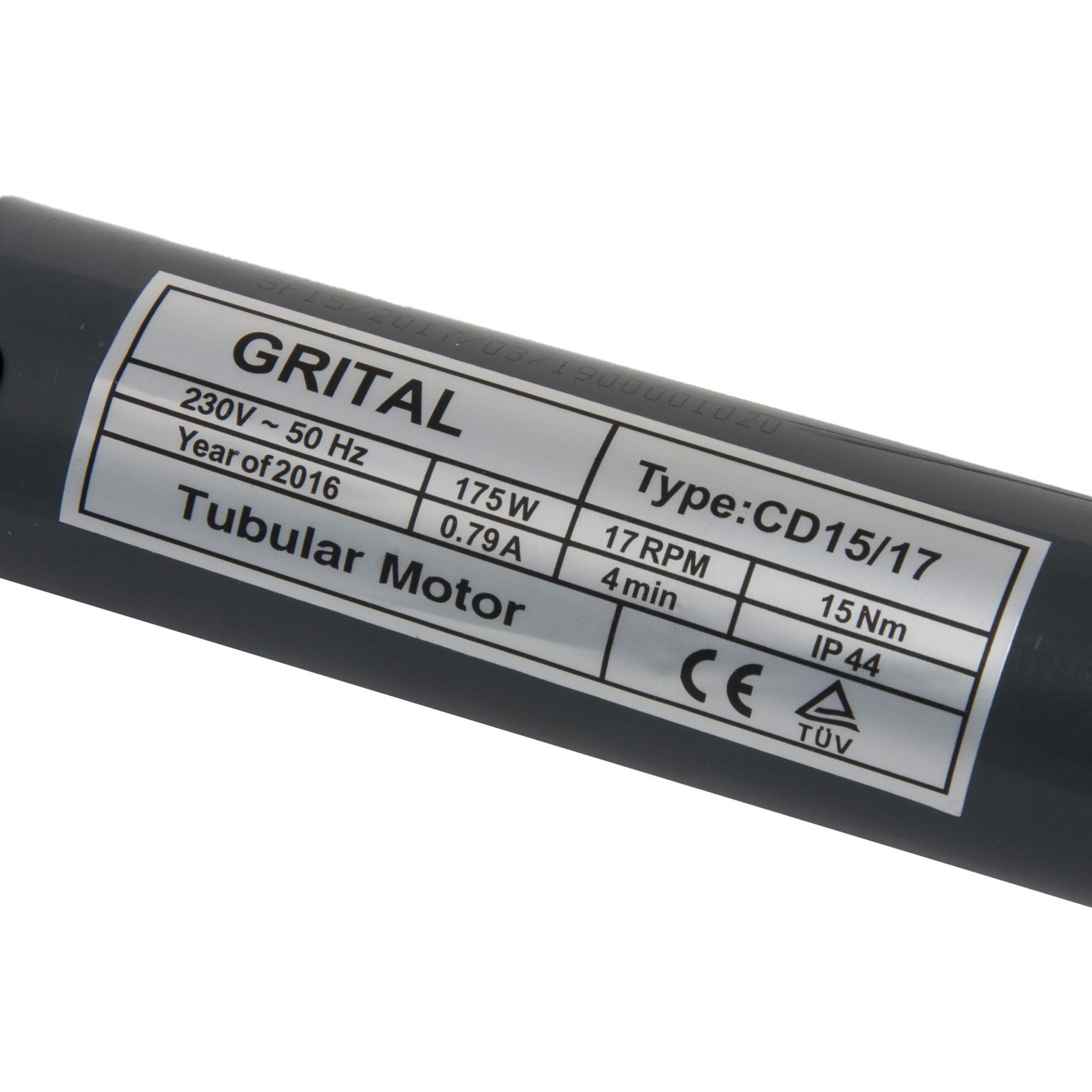 Ηλεκτρικό Μοτερ Ρολού Σωληνωτό Απλό Φ60 15Nm - 25kg - Home Safety